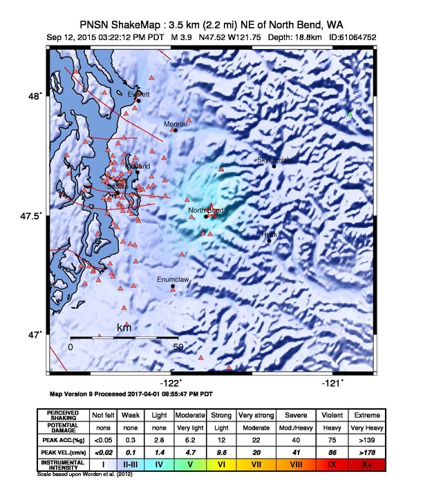 ShakeMap | Pacific Northwest Seismic Network