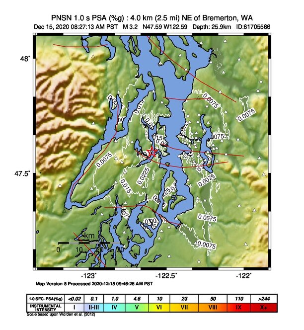 ShakeMap | Pacific Northwest Seismic Network